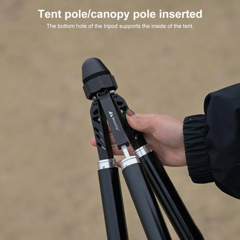 1-Set-No-Rust-Adjustable-Angle-Tent-Support-Pole-Detachable-Hooks-Tent ...