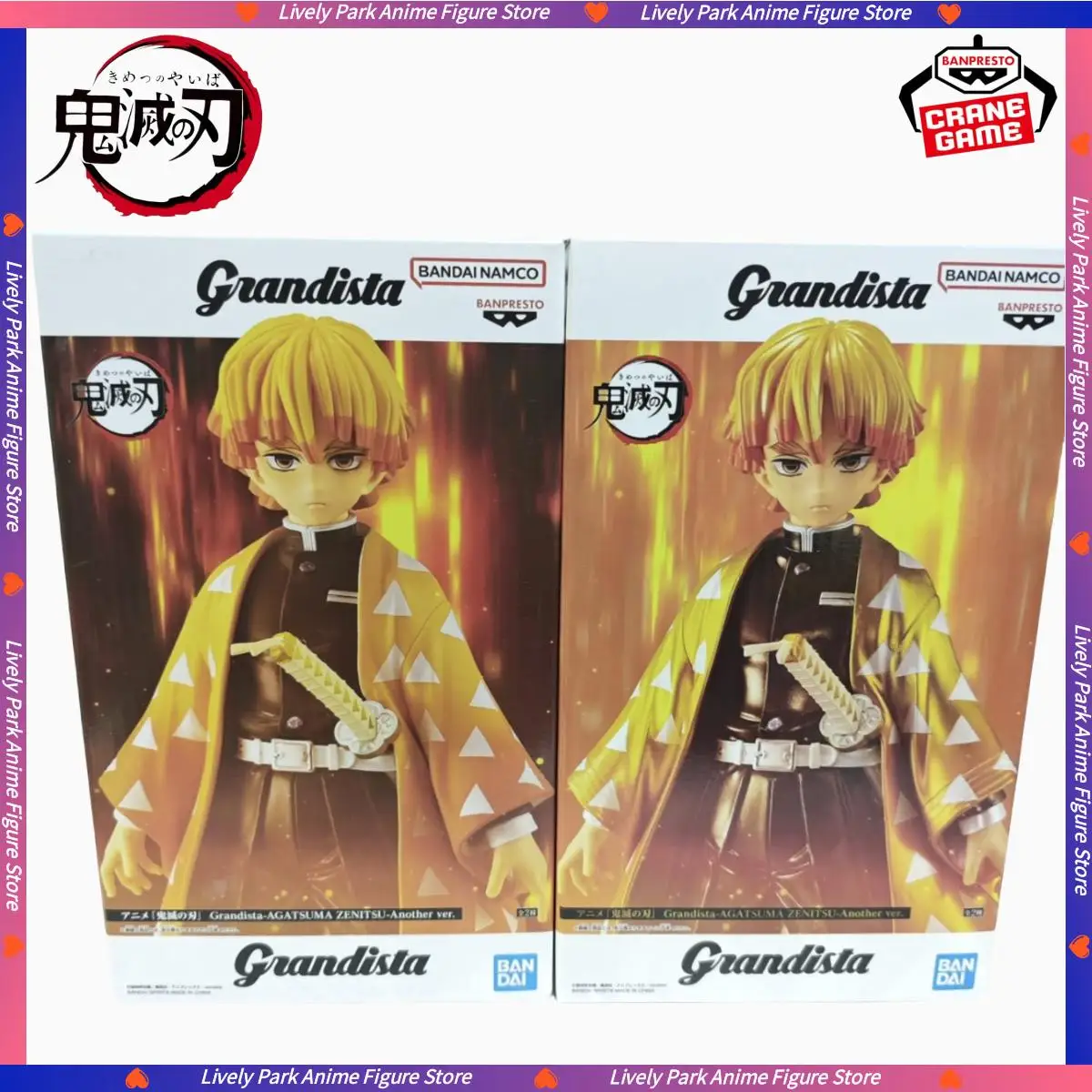 BANDAI Original Demon Slayer Grandista-AGATSUMA ZENITSU-Another ver ...