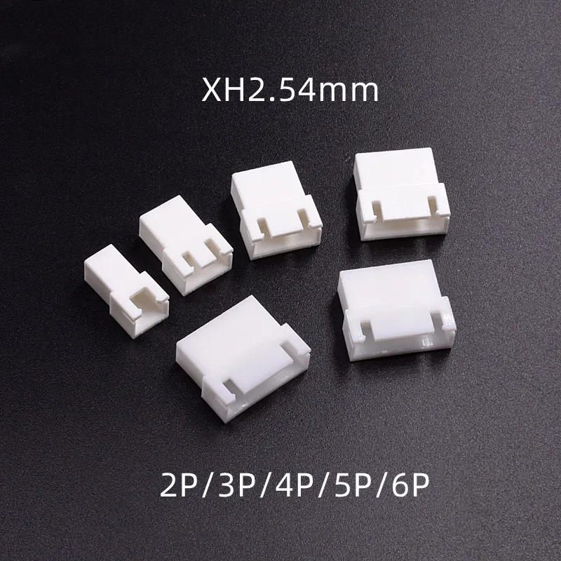 10pcs XH2.54mm Female Housing Connector Air Docking Connector 2.54mm Pitch 2p/3p/4p/5p/6p XH ...