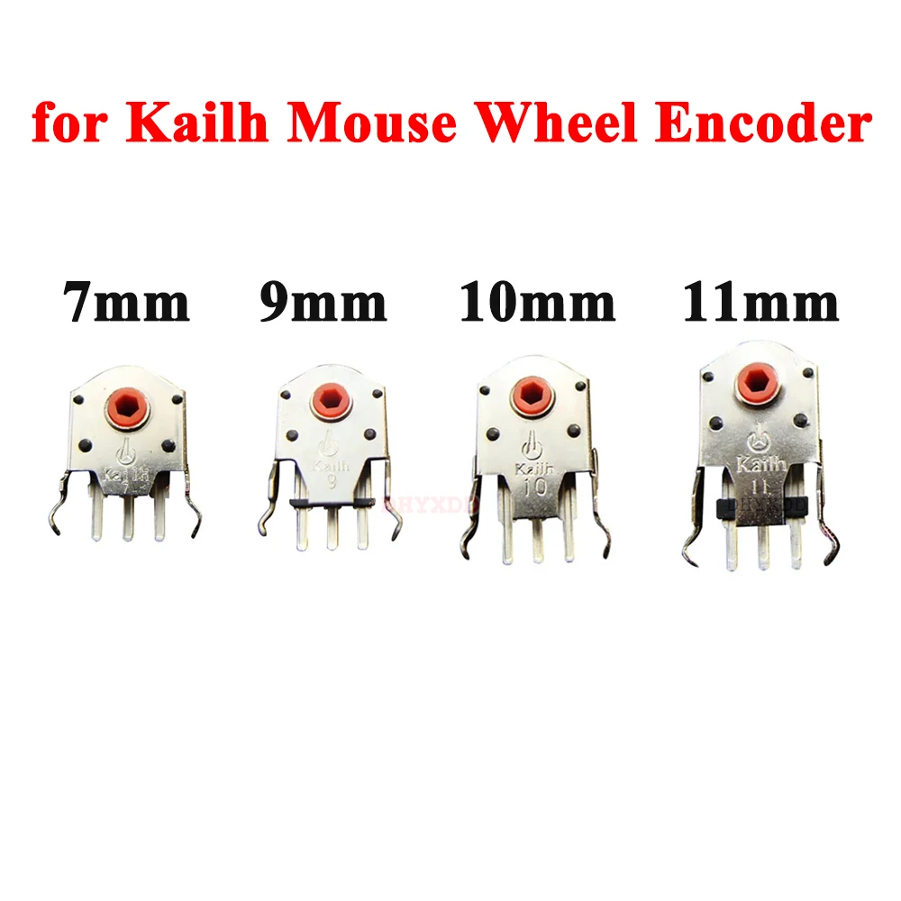 2Pcs Highly Accurate FOR Kailh Decoder 7mm~11mm Red Core Rotary Mouse ...