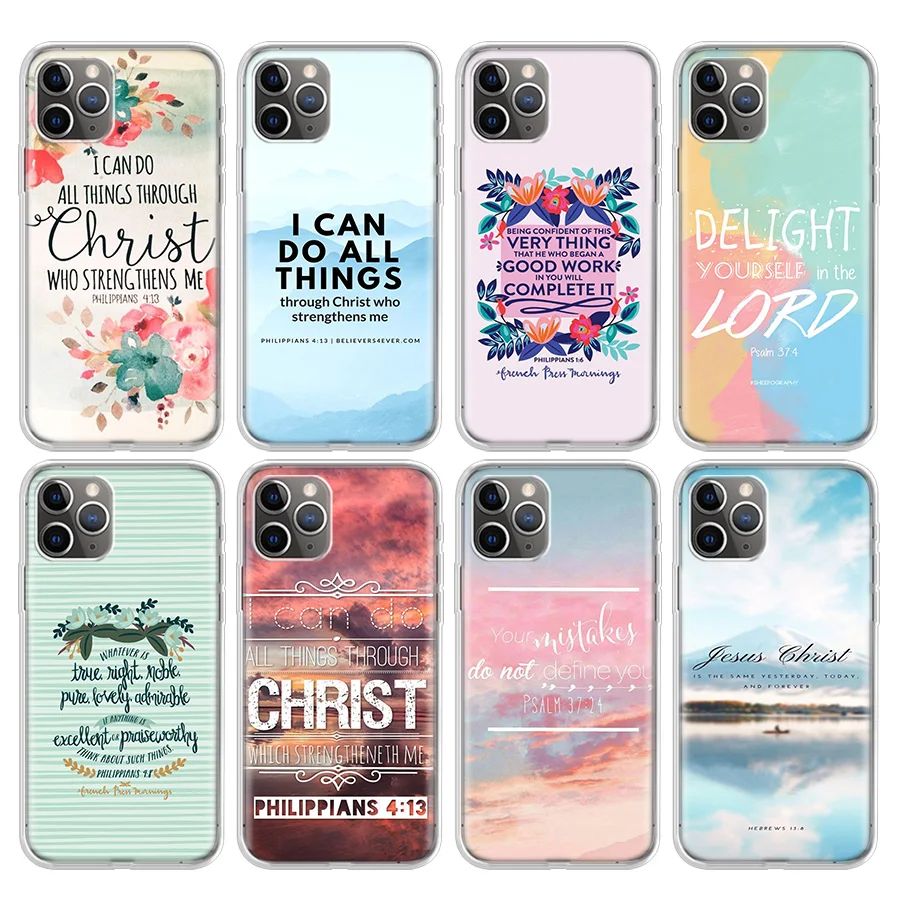 Bible verse Philippians Jesus Christ Christian Phone Case For iPhone 17 ...