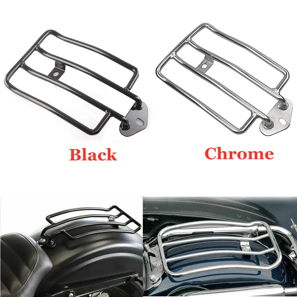 Rear Seat Luggage Rack Motorcycle | Solo Seat Rack | Support Shelf ...
