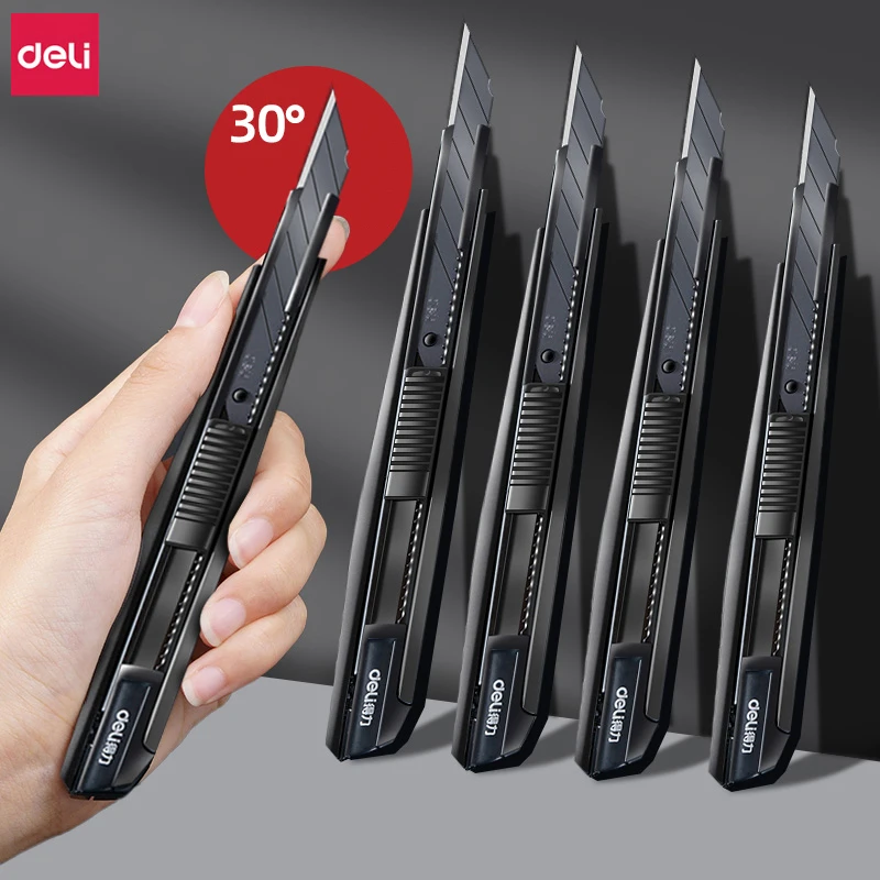 Deli Utility Knife | Retractable Knife | 9mm Utility Knife | Cardboard ...