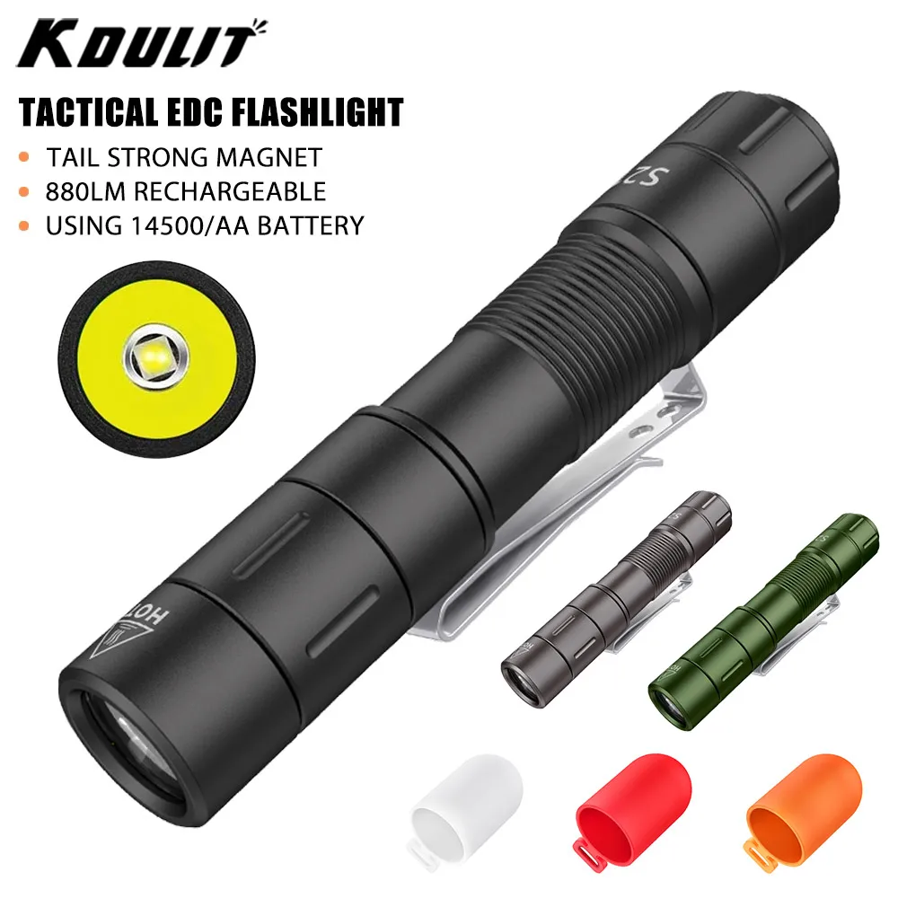 S21-Traveler-Pokelit-AA-EDC-Tactical-Flashlight-880-Lumens-Type-C ...