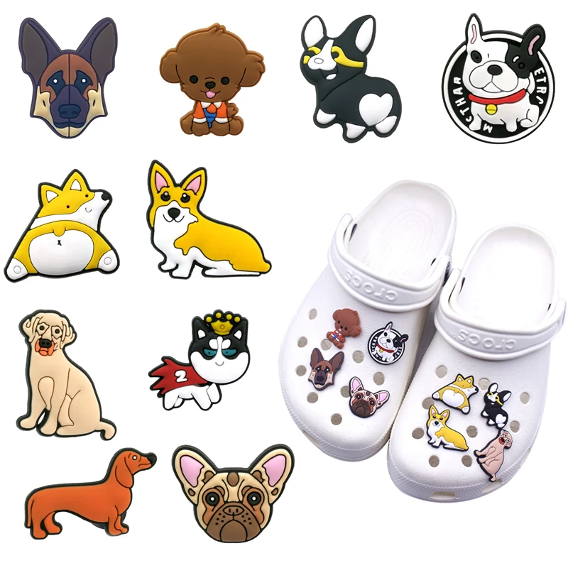 Pvc Ornaments Sneakers Accessories Decorations | Crocs Bulldog ...