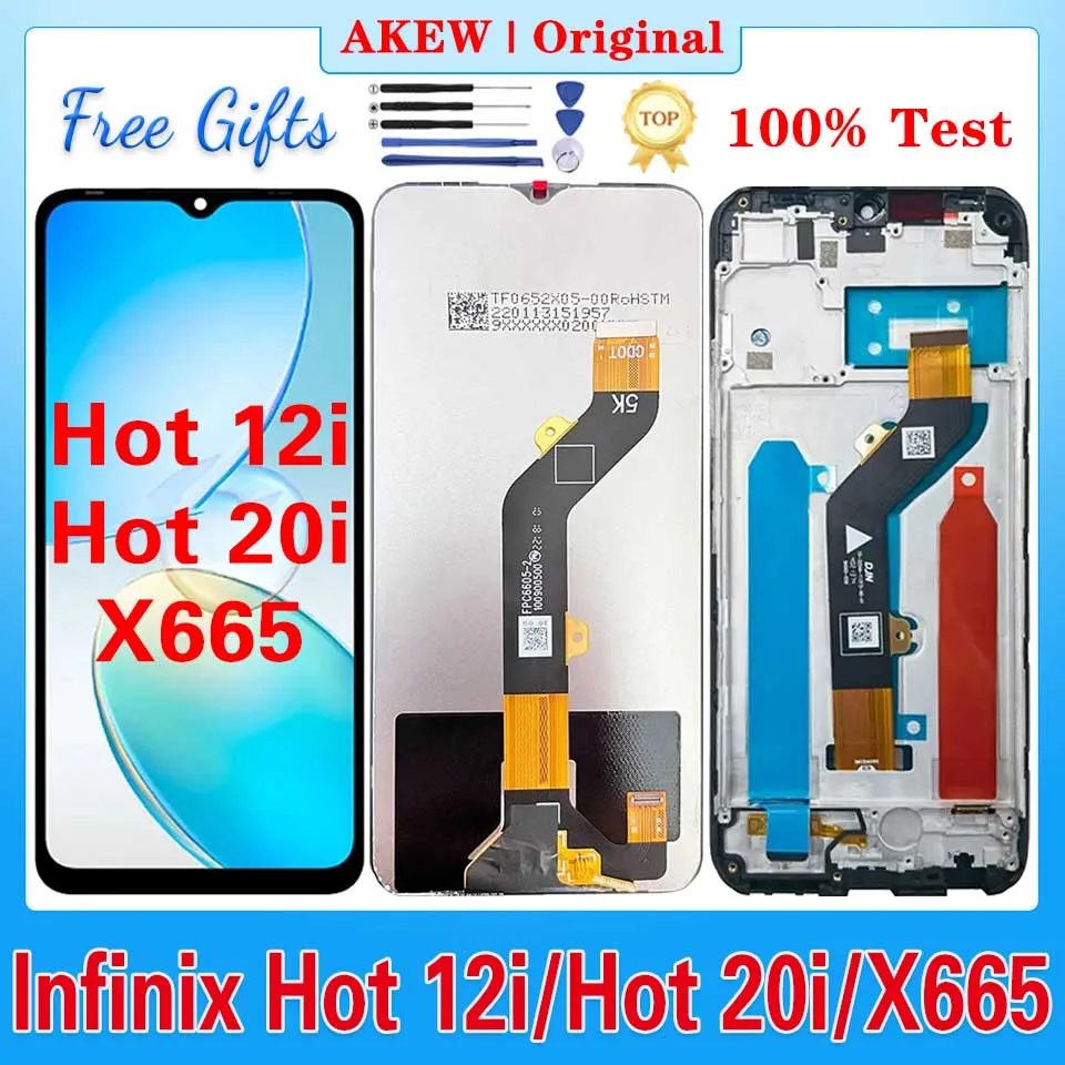 Pantalla-LCD-Original-para-Infinix-Hot-12i-nueva-Pantalla-t-ctil-X665 ...