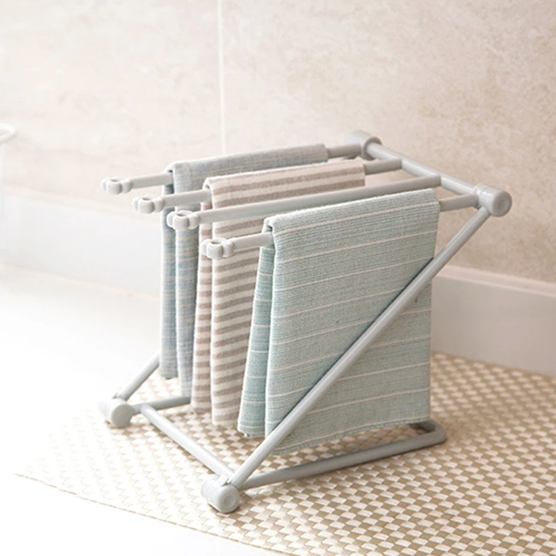 1PC-Foldable-Towels-Hanger-Vertical-Kitchen-Rag-Storage-Rack-Storage ...