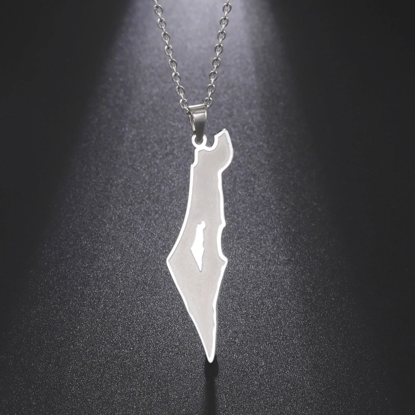 Cazador-Stainless-Steel-Jewelry-2024-Israel-Palestine-Map-Pendant-Necklace-for-Women-Gold-Color ...