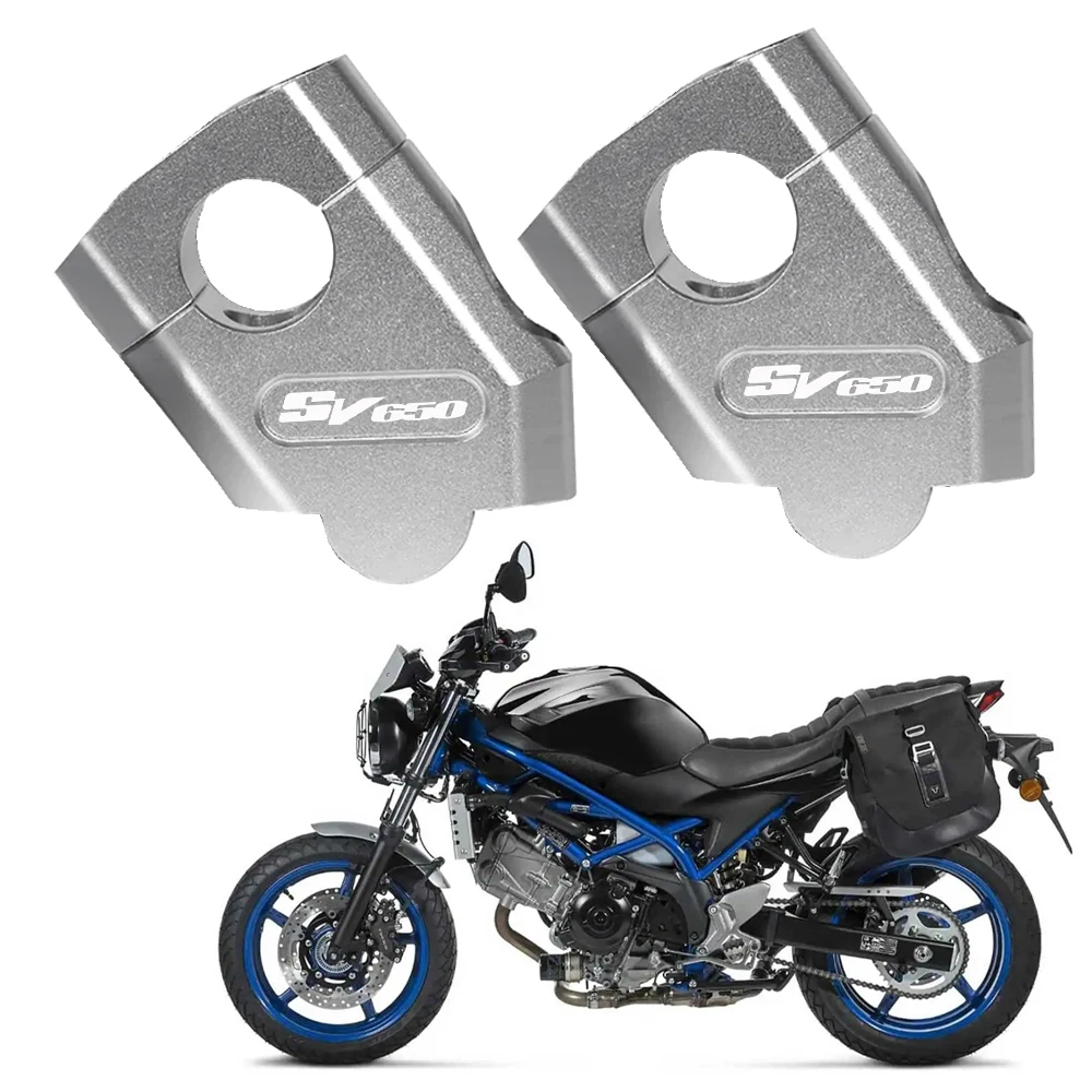 Motorcycle-Handlebar-Riser-Drag-Handle-Bar-Clamp-Extend-Adapter-For ...