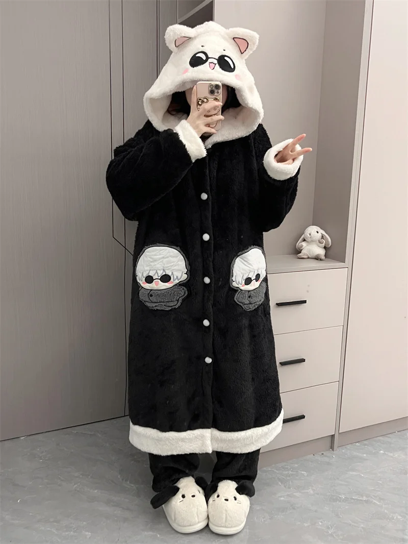 Anime-Jujutsu-Kaisen-personaje-Gojo-Satoru-conjunto-de-camis-n-grueso ...