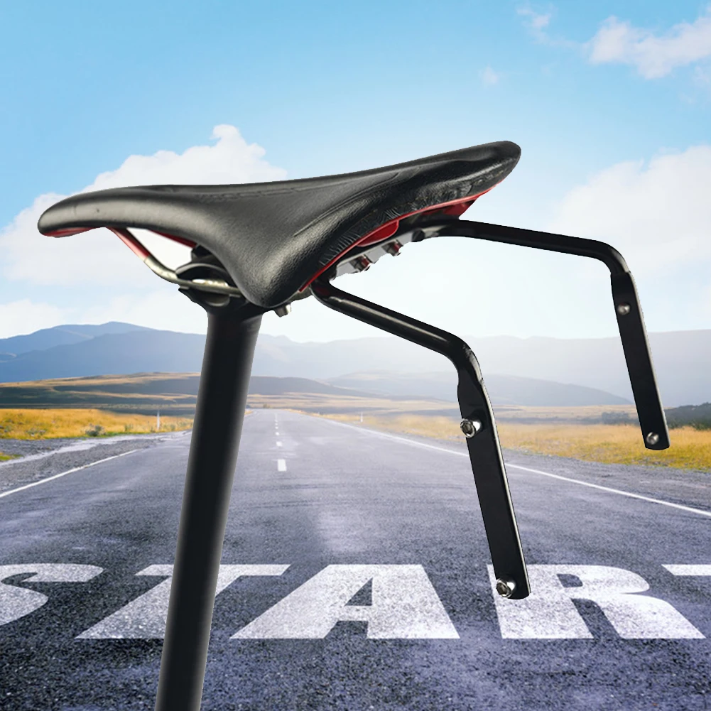 Bicycle-Tail-Bag-Stabilizer-Luggage-Rack-Holder-Aluminum-Alloy-Saddle ...