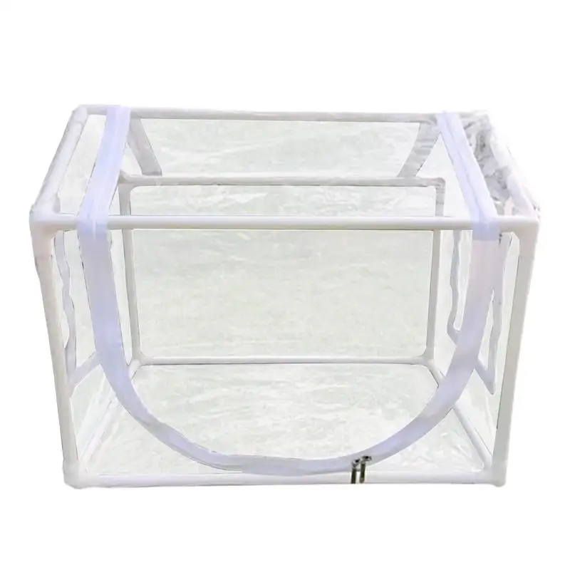 Portable-Greenhouse-Mini-Gardening-Rain-Cover-with-Rack-and-Rolled-up ...