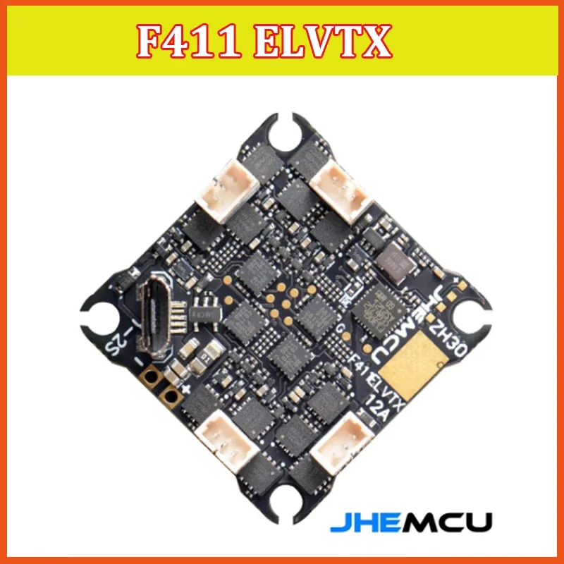 JHEMCU-F411ELVTX-F411-Flight-Controller-BLHELIS-12A-4in1-ESC-5-8G-400mW ...