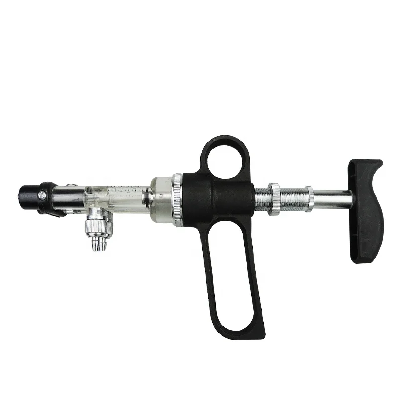 Veterinary-Double-Barrel-0-1-1ml-Continuous-Syringe-Gun-Poultry-Chicken ...