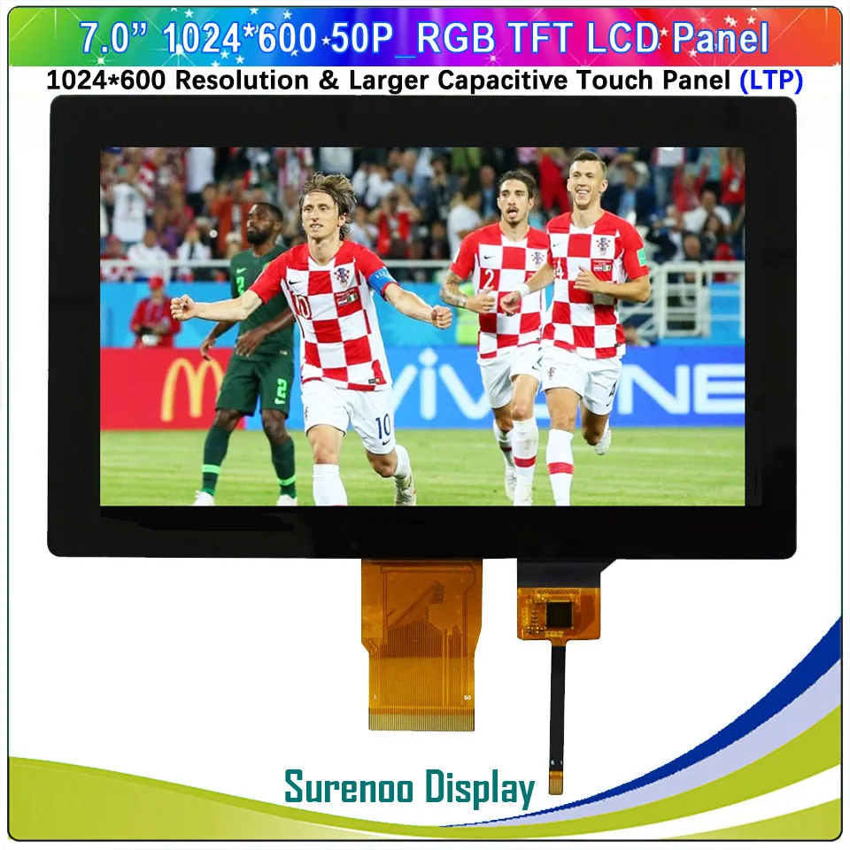 7-0-inch-1024-600-1024600-50P-RGB-TFT-LCD-Module-Display-Screen-Monitor ...