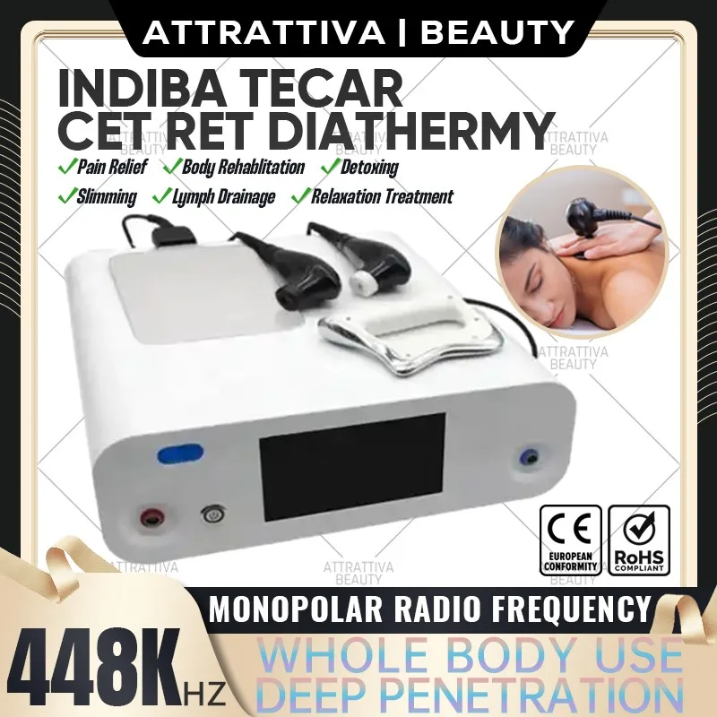 448KHz-Tecar-Pain-Management-Machine-CET-RET-Diathermy-Physiotherapy ...