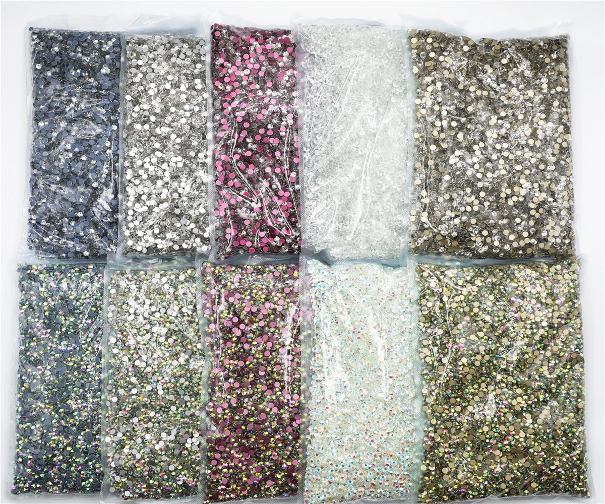 Bulk-Big-package-Crystal-Clear-Color-ss3-ss30-Non-Hot-Fix-Rhinestones ...