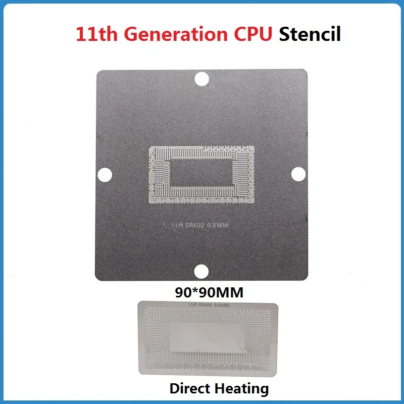 11th Generation CPU Stencil For SRK01 SRK02 SRK05 SRK07 SRK08 SRK04 BGA ...