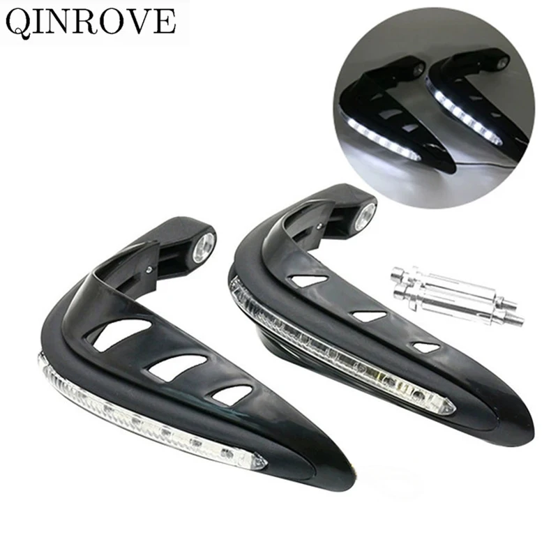 Motorcycle-Handguard-17-22mm-Handlebar-With-LED-Light-ABS-Hand-Guard ...