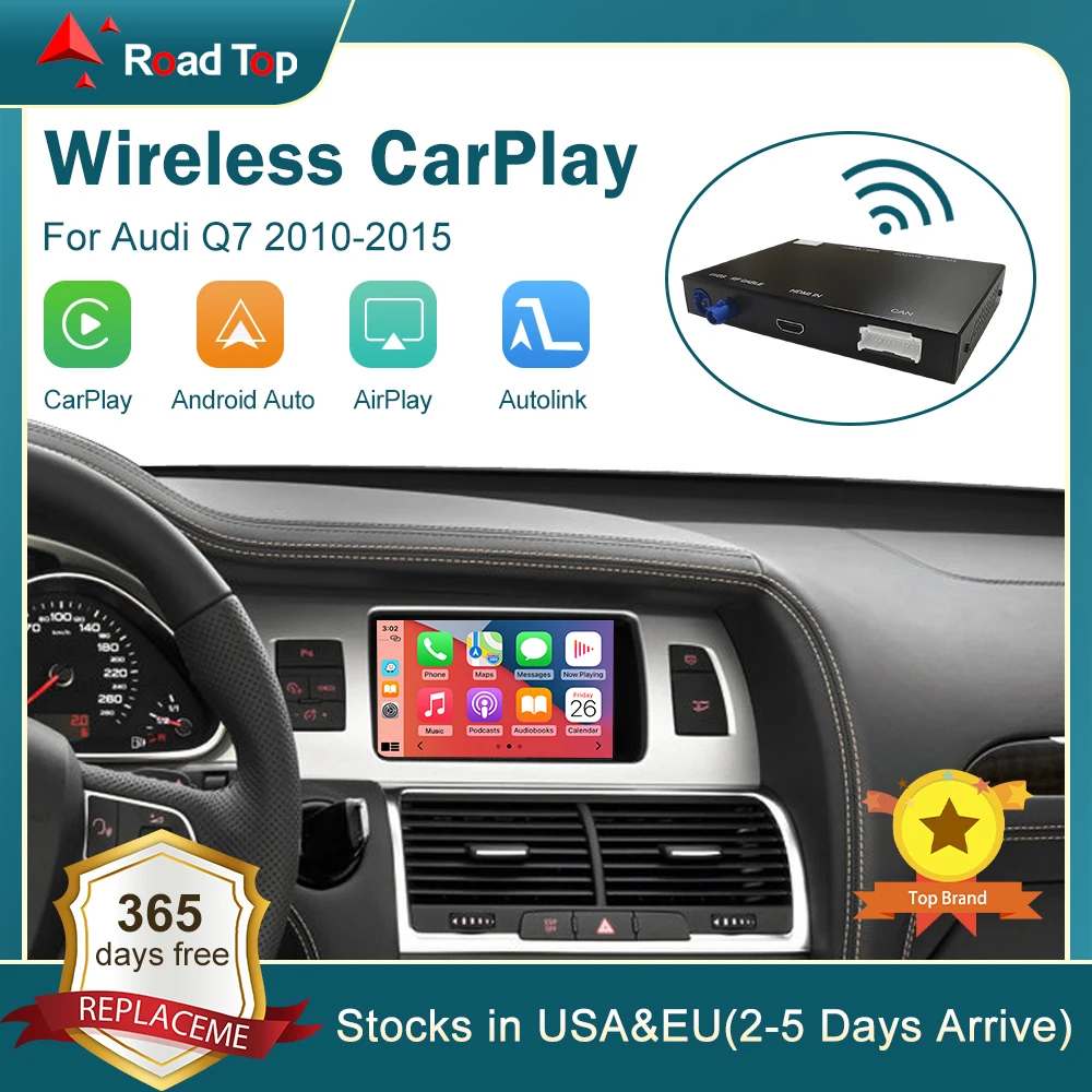 Wireless-CarPlay-Android-Auto-Interface-for-Audi-Q7-2010-2015-with ...