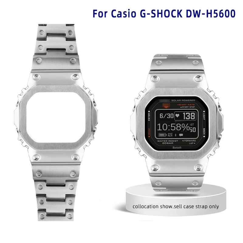 Bezel-case-Watch-chain-For-Casio-G-SHOCK-DW-H5600-Bluetooth-heart-rate ...