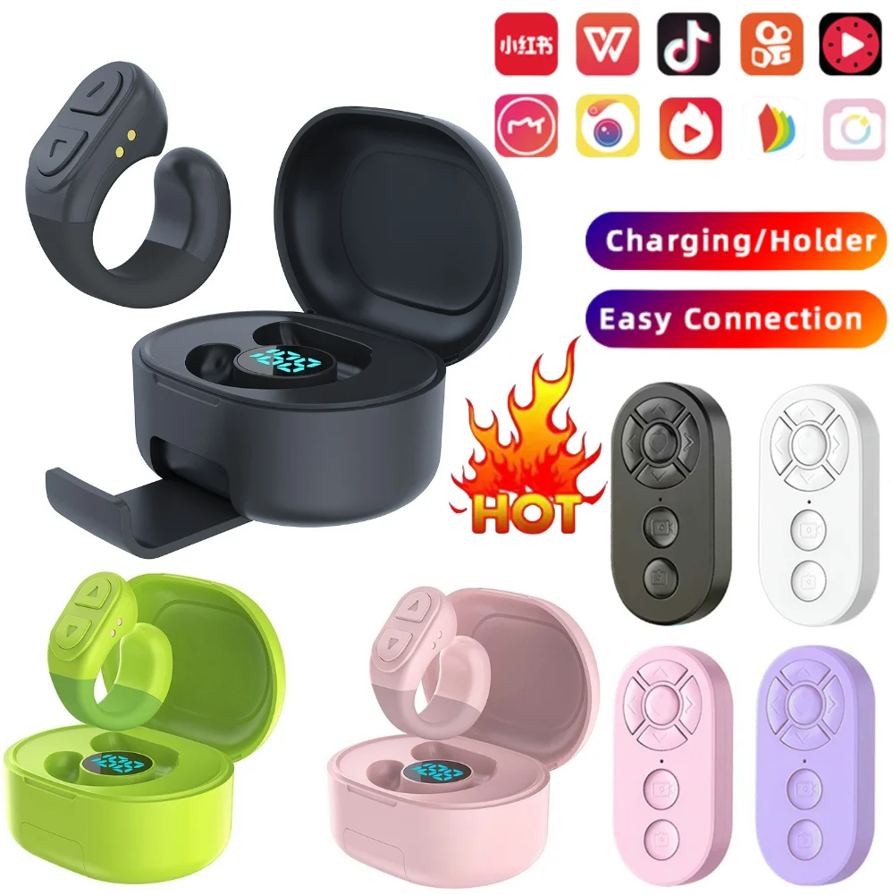 For TikTok Scrolling Ring Remote Page Turner Clicker Kindle App For TIK ...