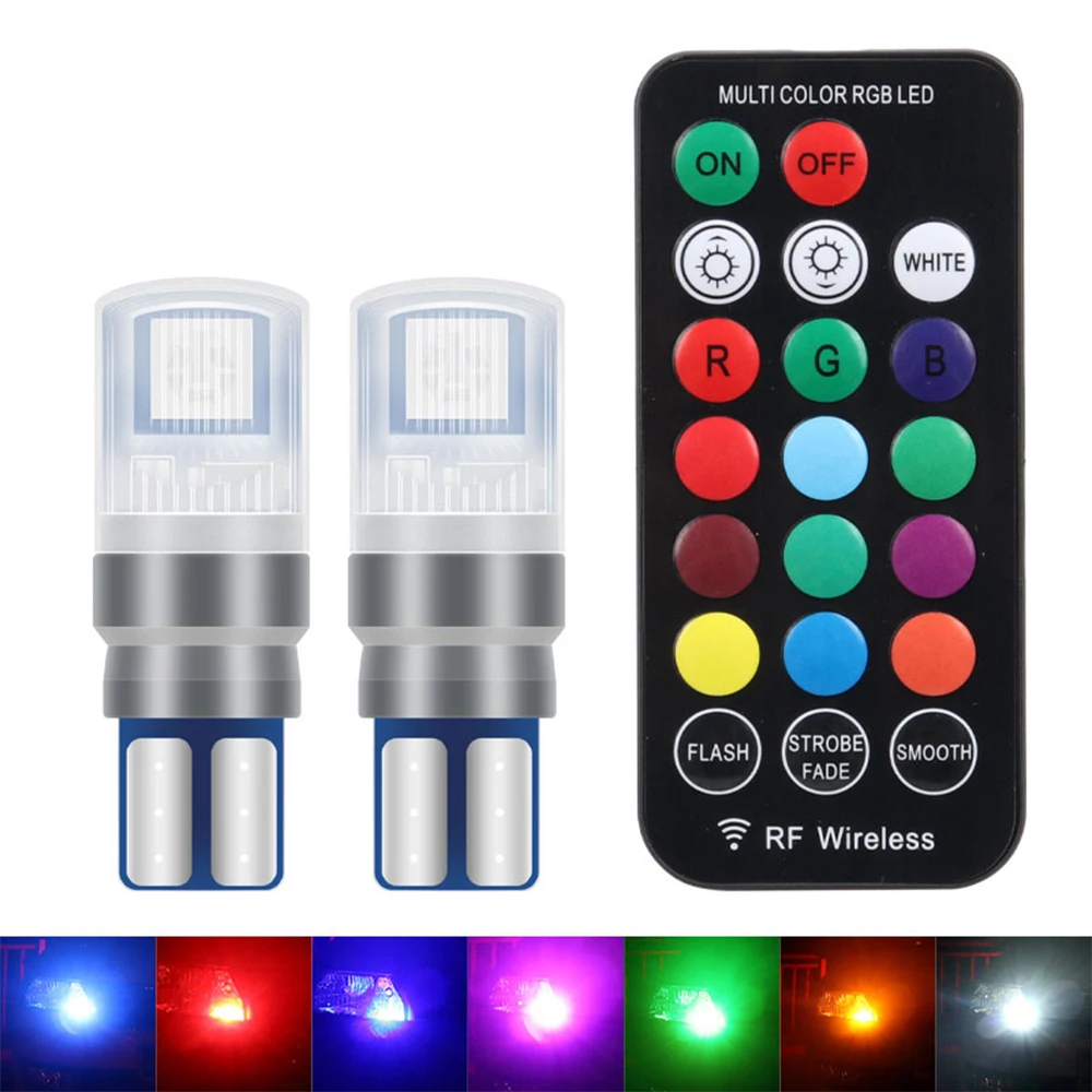 1set-T10-W5W-RGB-LED-5050SMD-RGB-LED-Bulbs-Car-Wedge-Side-Light-with ...
