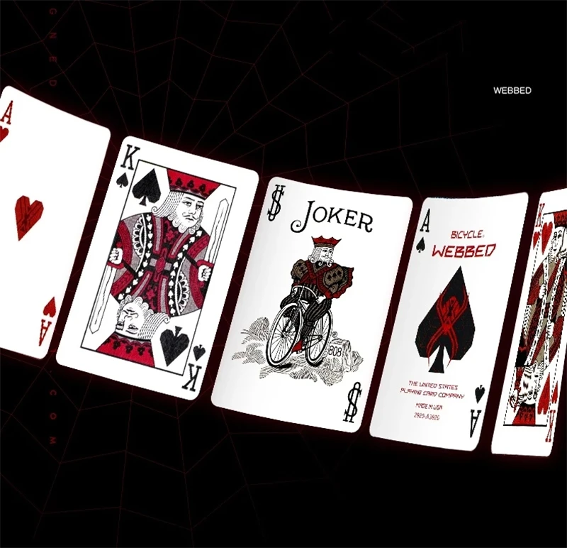 Bicycle Black Spider Deck