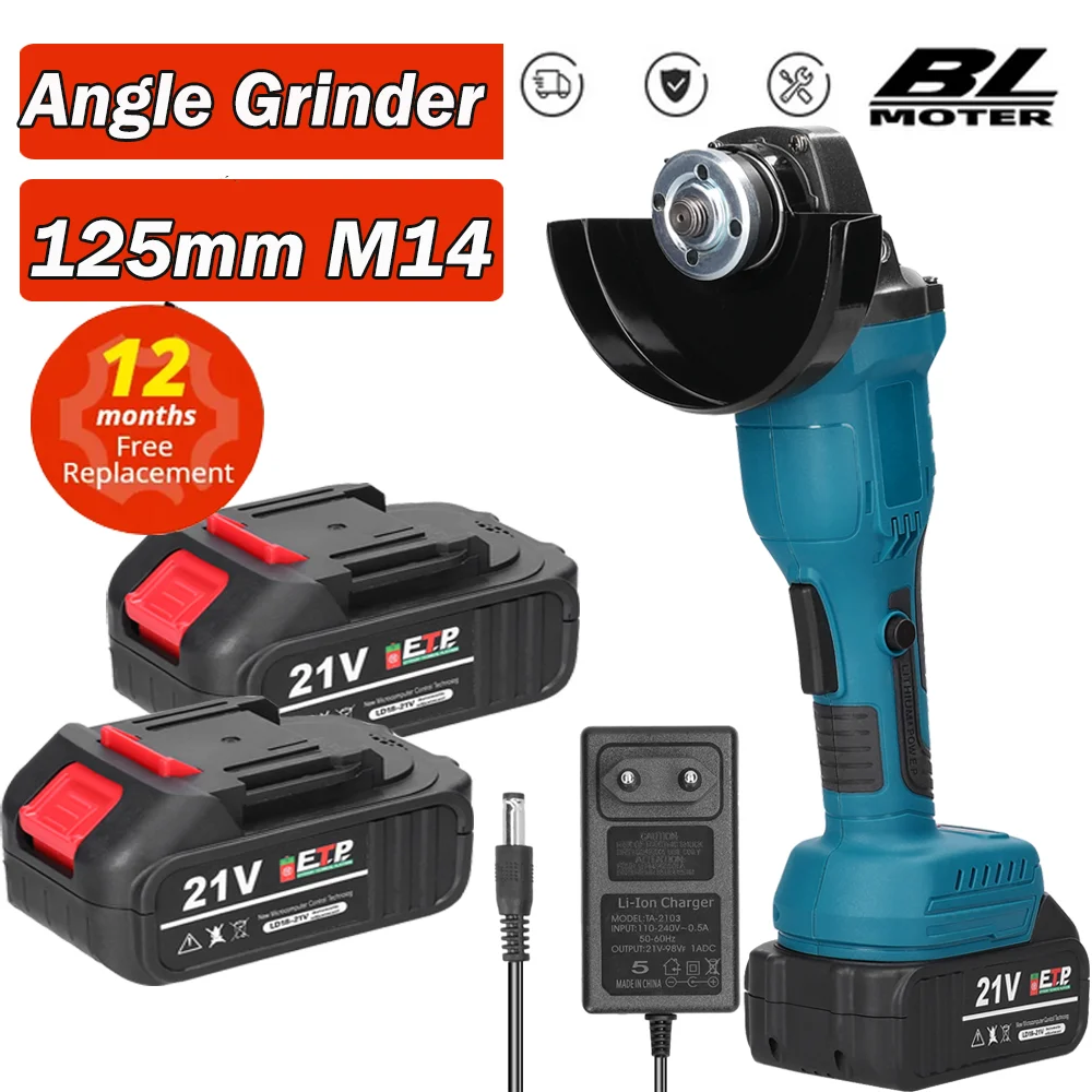 M14-Brushless-Angle-Grinder-19500RPM-20V-Lithium-Ion-Battery-Machine ...