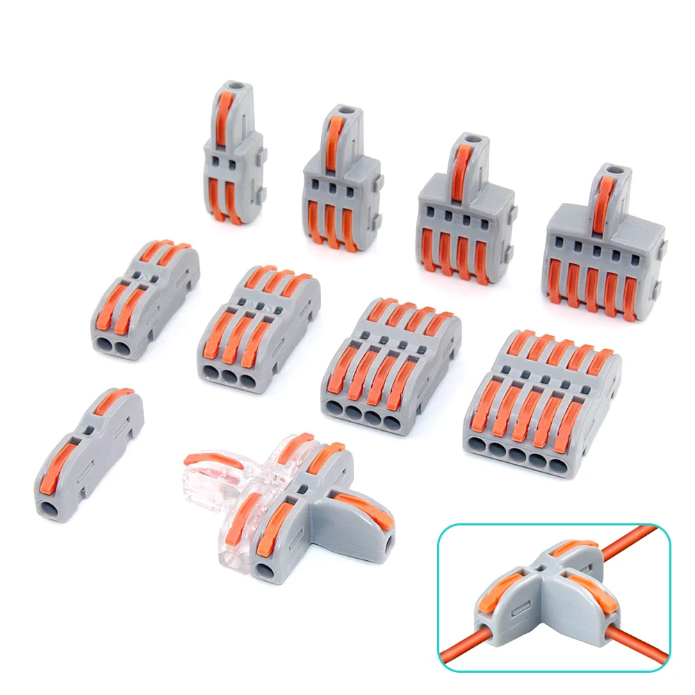 10-30-50PCS-Quick-Splicing-Multiplex-Butt-Wire-Connector-Cable-Push-in ...