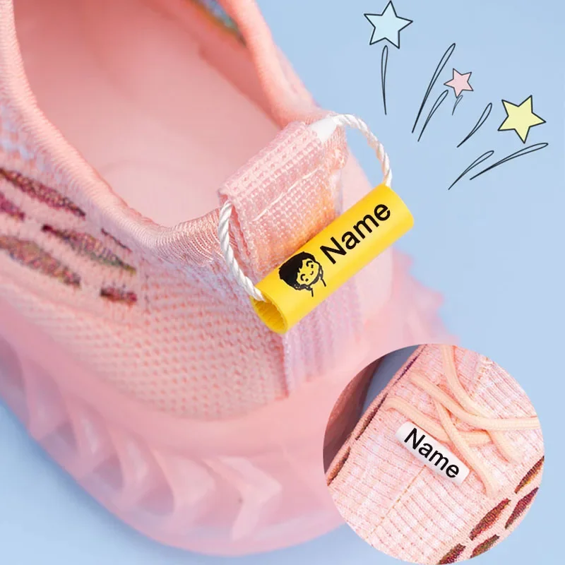 20pcs-Customized-Name-Label-Pendant-Baby-Shoes-Schoolbag-Cup-Clothes ...