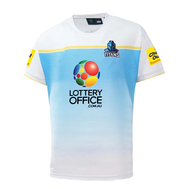 Nueva camiseta de rugby Titans 2024: uniformes/réplicas de entrenamiento/local/visitante de ...