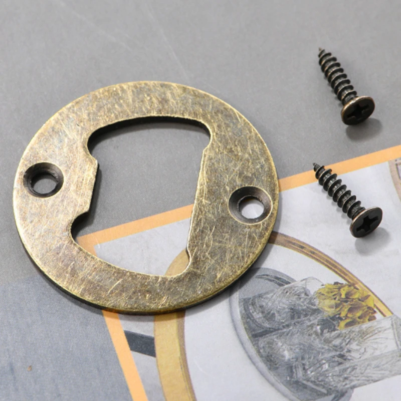 5pcs-Bar-Tools-Round-Bottle-Opener-40mm-Wine-Beer-Opener-Wall-Hanging ...