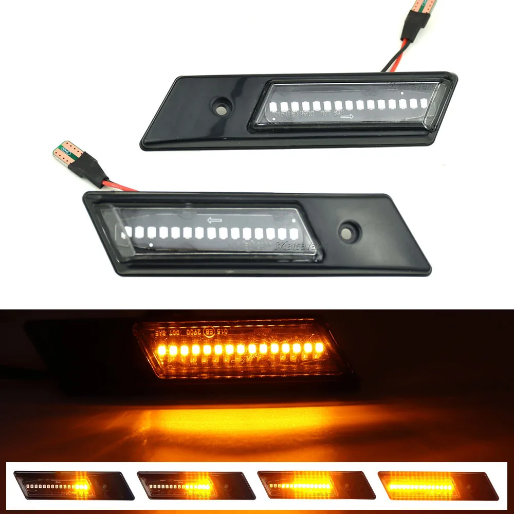Flashing Sequential Dynamic Turn Signal Side Marker Lamp For Bmw E30 E32 E34 E36 Led Light 1990 ...