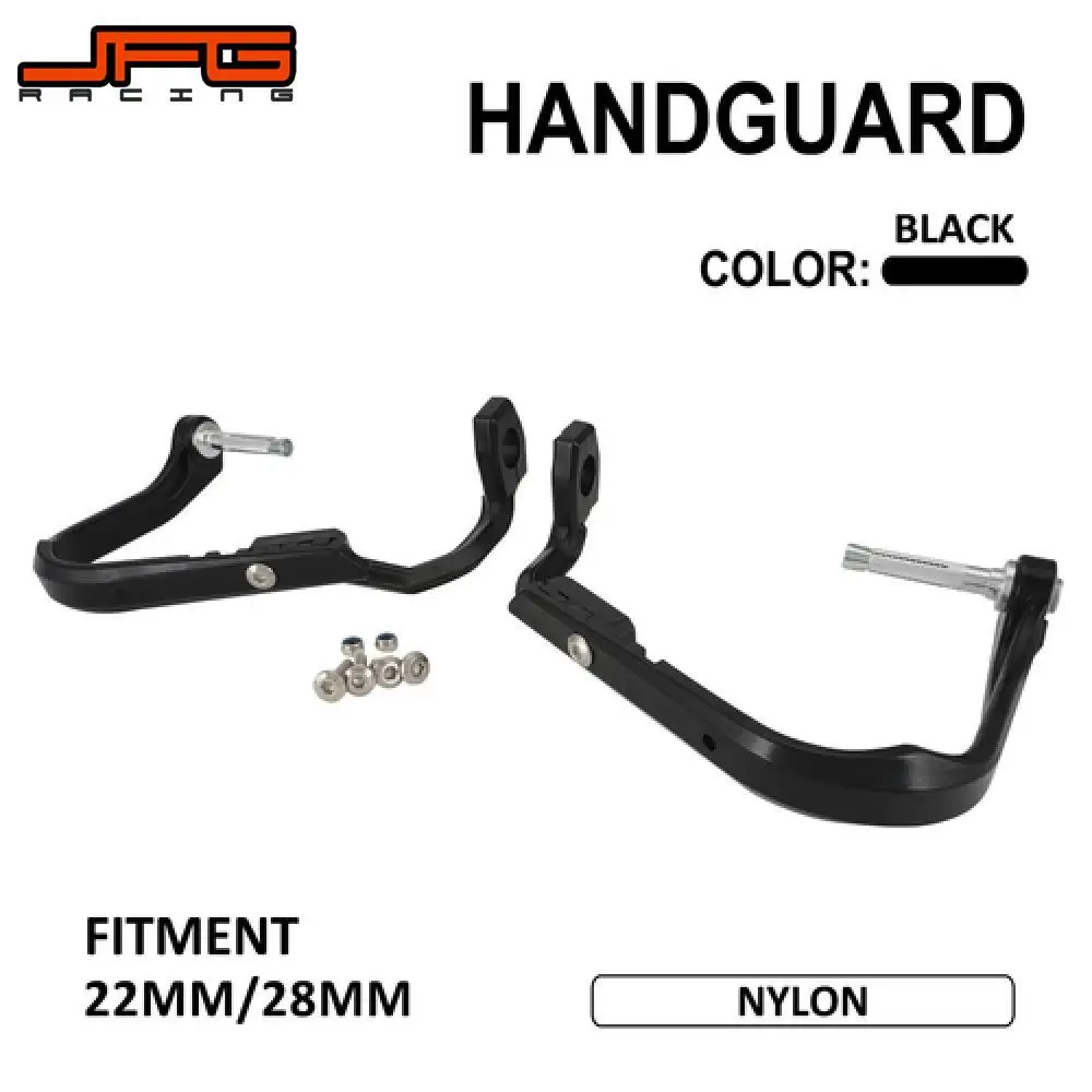 Motorcycle Universal 7/8" 22mm 1 1/8" 28mm Nylon Handguards Hand Guard ...