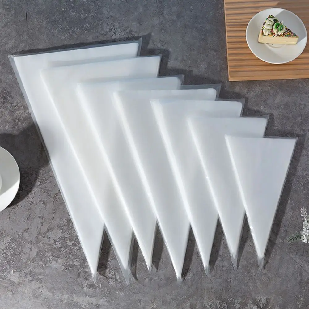 50Pcs/set New Disposable Piping Bag Transparent Multifunction Pastry ...