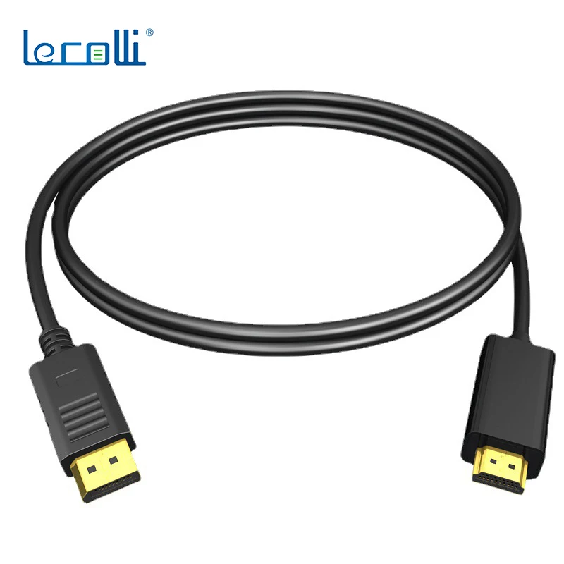 Dp To Hdmi Cable 1.8m 4k High-definition Adapter Cable Computer Monitor ...