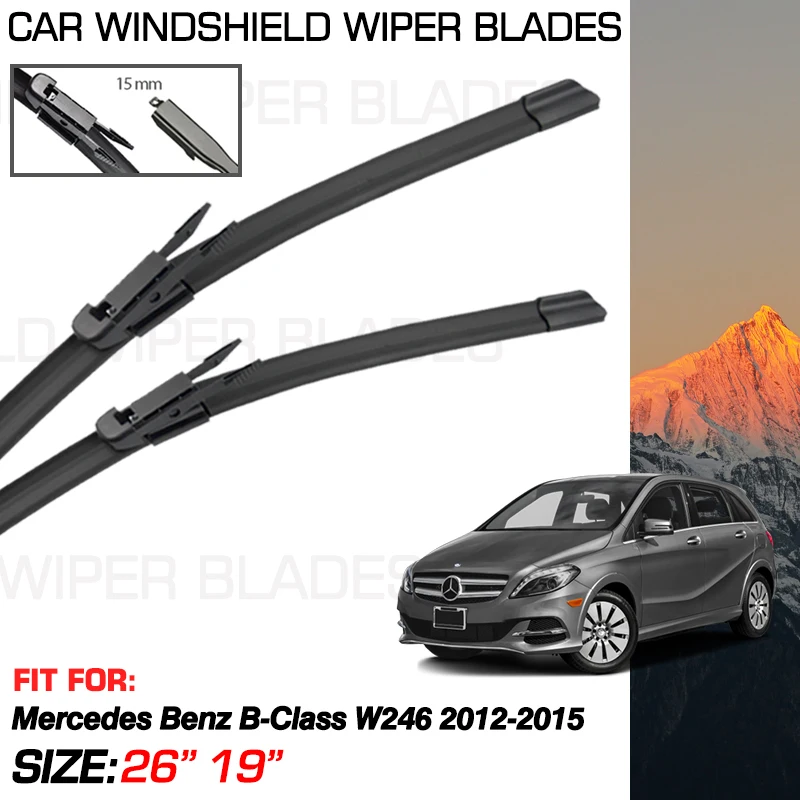 2x Wiper Blades For Mercedes Benz B Class W246 B 200 B200 2012-2015 ...