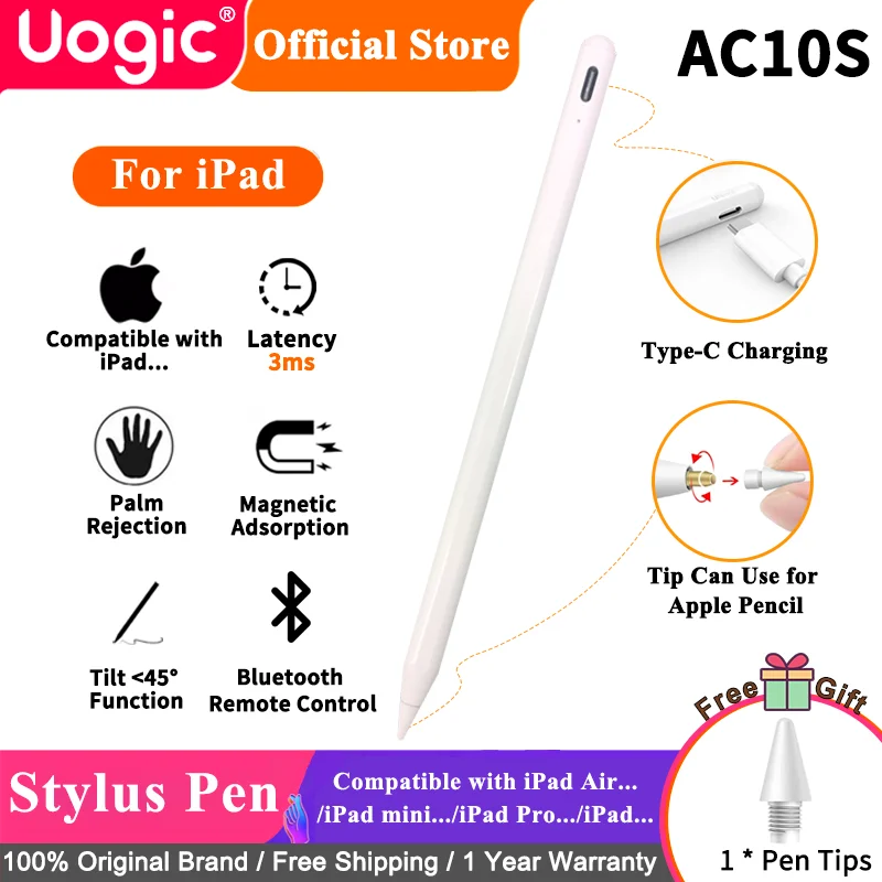 Uogic Stylus Pen For Ipad With Tilt Sensitive And Magnetic Design ...