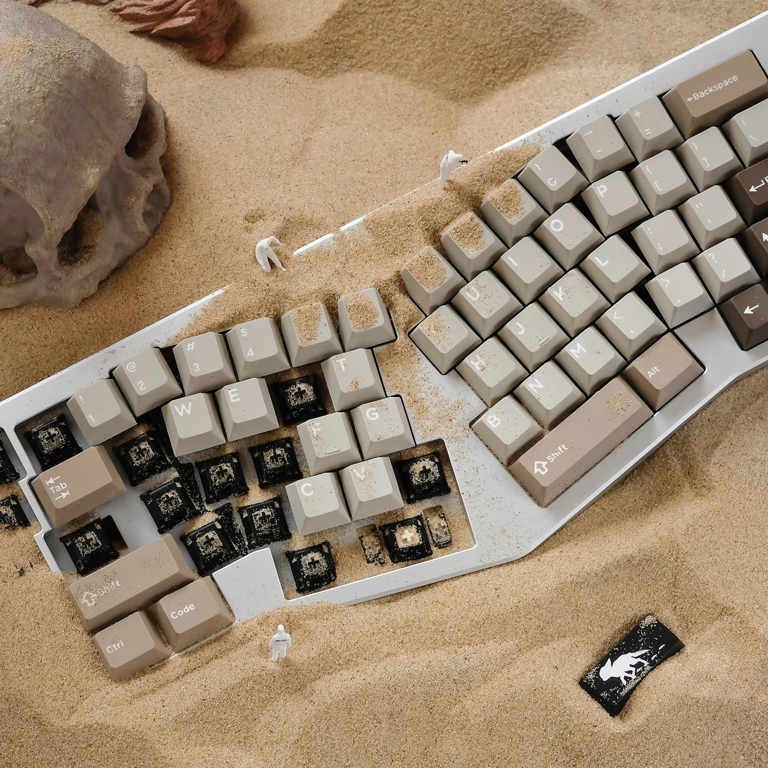 Silent Desert Keycap Domikey X iNKY Cherry Profile for mx stem keyboard ...