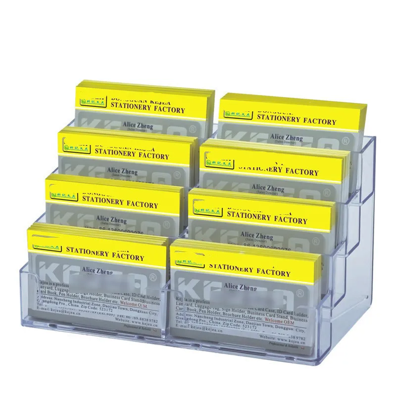 Multi-layers-Transparent-Storage-Box-Desktop-Display-Case-Business-Card ...