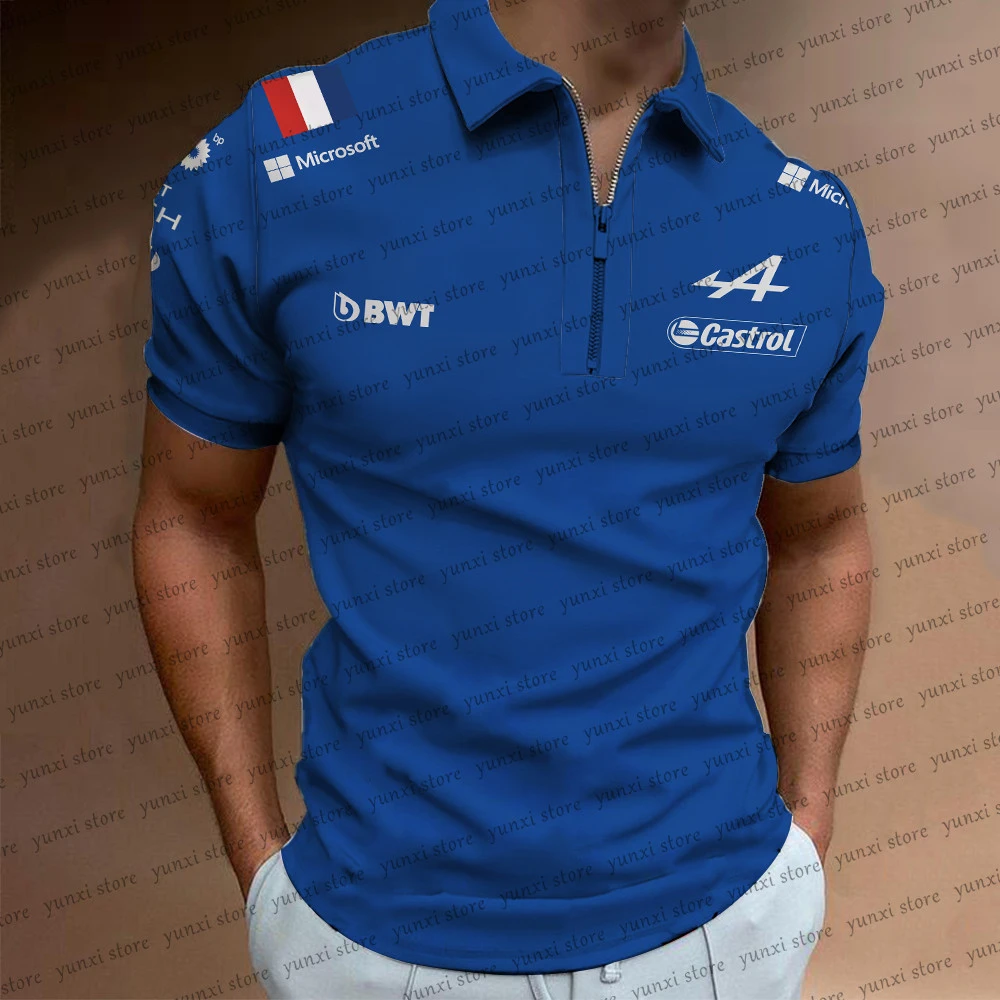 Alpine Formula 1 Polo | Alpine F1 Team Alonso | Mens F1 Alpine Shirts ...