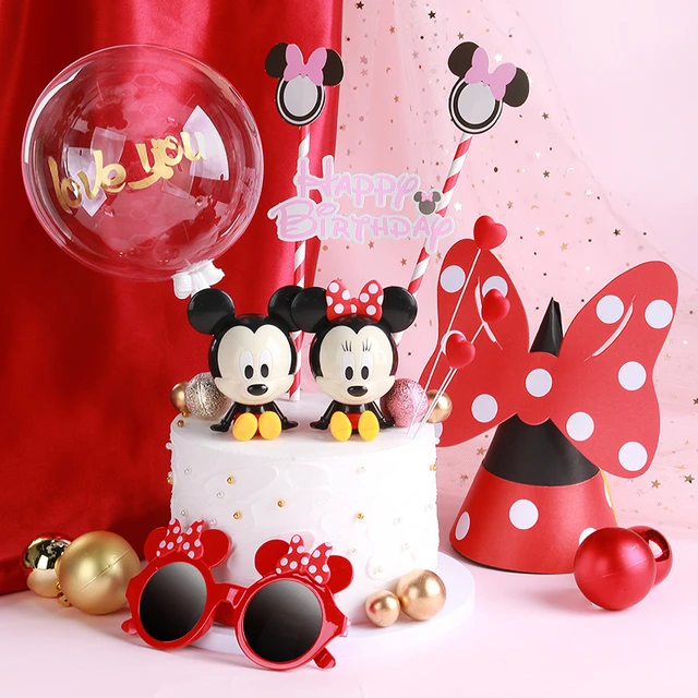 Red Minnie Mouse Centerpieces