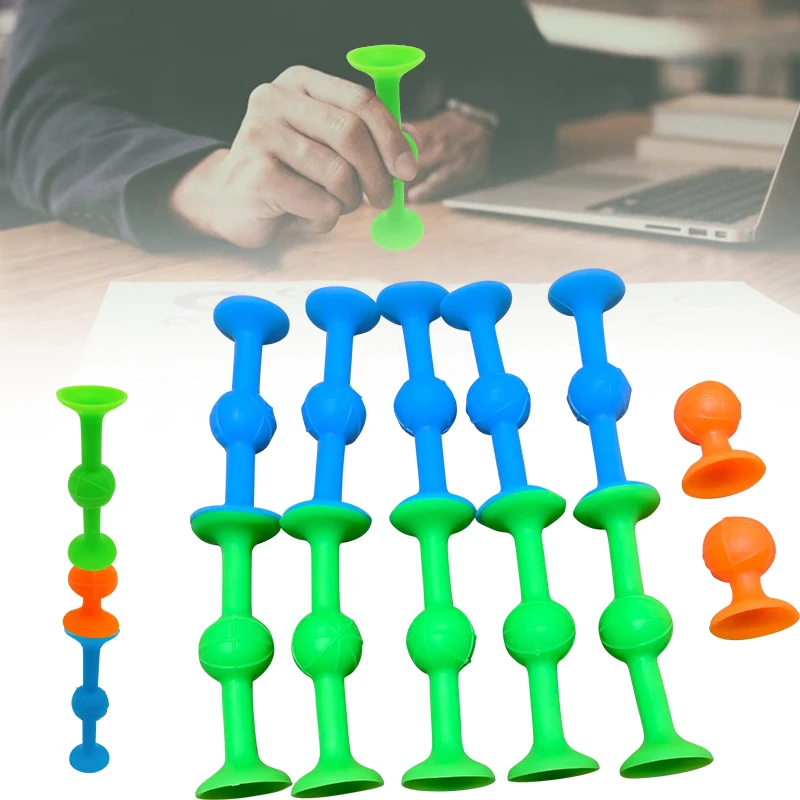 Soft Sticky Suction Dart Fidget Toy Family Interactive Game Pop ...