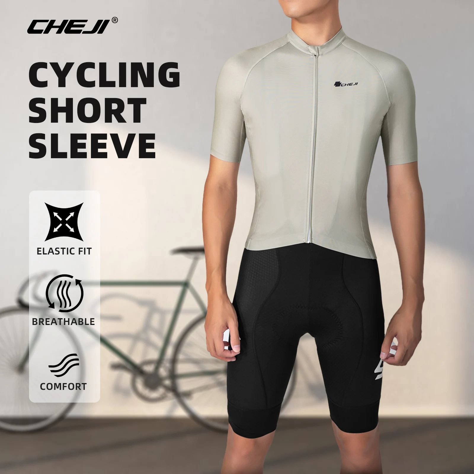 CHEJI-Men-s-Short-Sleeved-Quick-Drying-Cycling-Jerseys-Sports-Tops ...