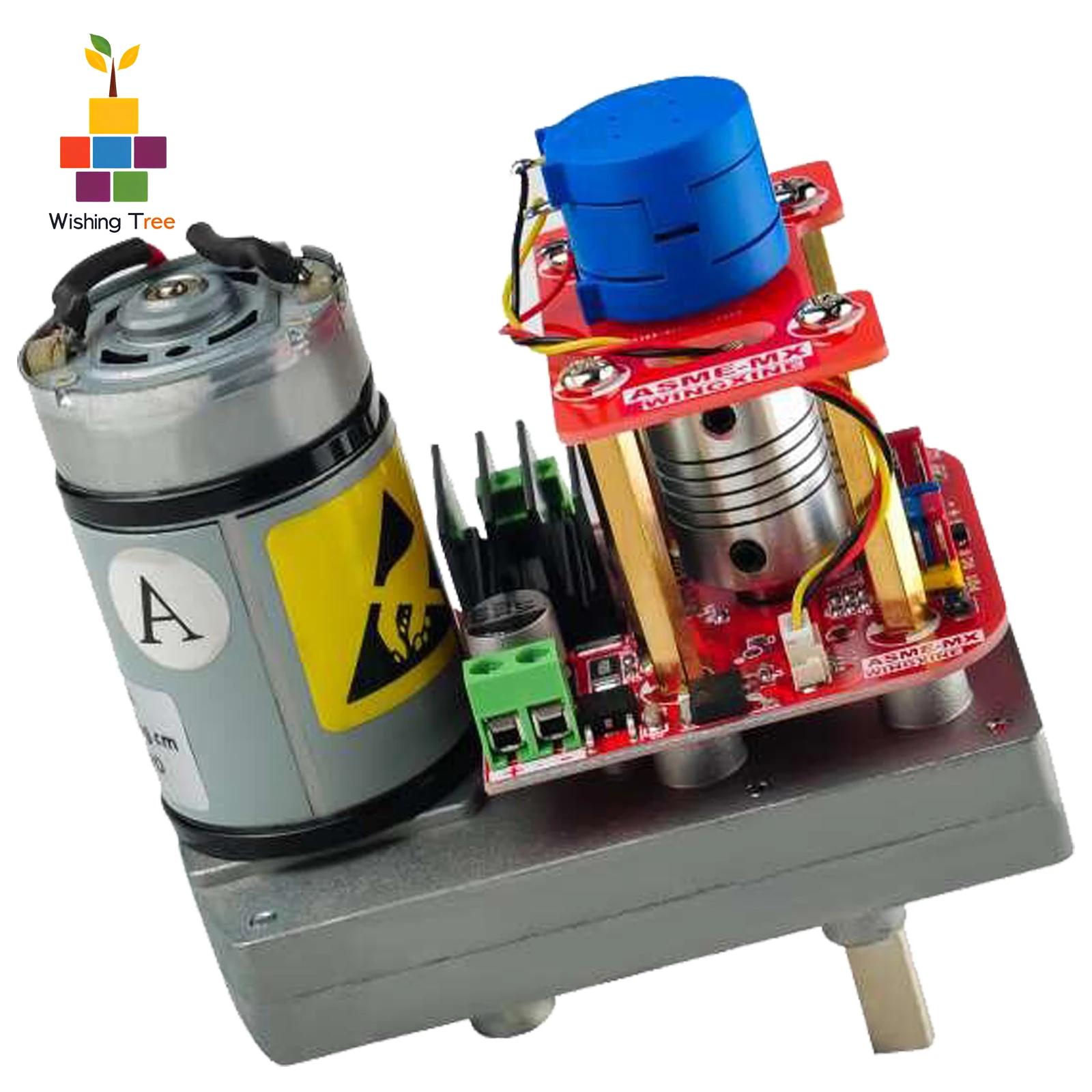 ASME-MXA 260kg.cm Super High Torque Servo Motor 3600° Rotation 10T ...