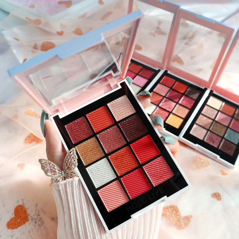 Eye-Shadow-Earth-Color-Matte-Girl-Red-Eye-Shadow-Disk-Palette-Eyeshadow ...