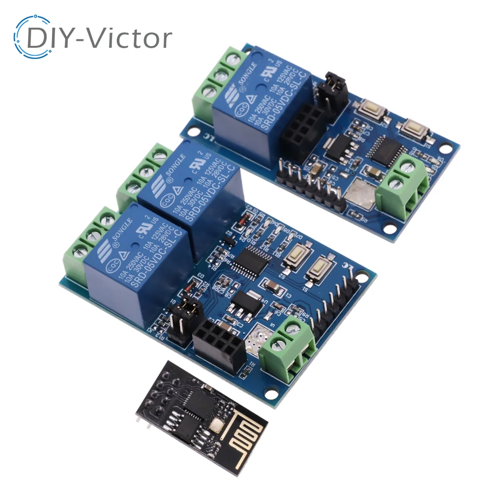5V-ESP8266-ESP-01-1-Channel-WiFi-Relay-Module-ESP-01S-2-Way-Relay ...