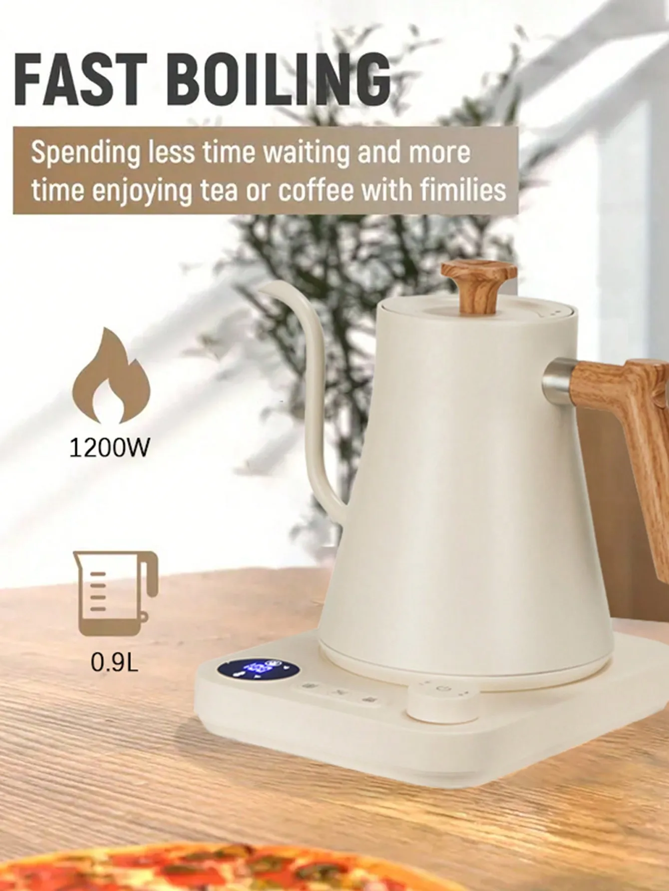 Hervidor-el-ctrico-de-cuello-de-cisne-900ml-temperatura-constante-inteligente-perilla-de-ajuste ...