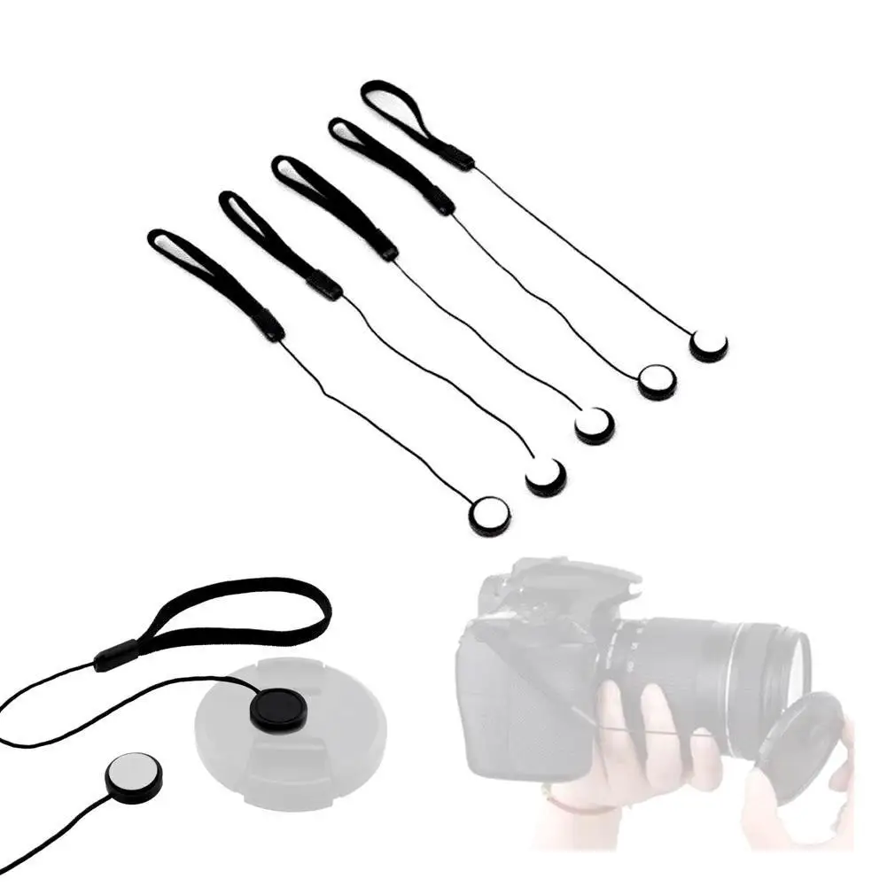 5-PCS-Camera-Lens-Cover-Cap-Keeper-Holder-Strap-Lanyard-Rope-Anti-Lost ...